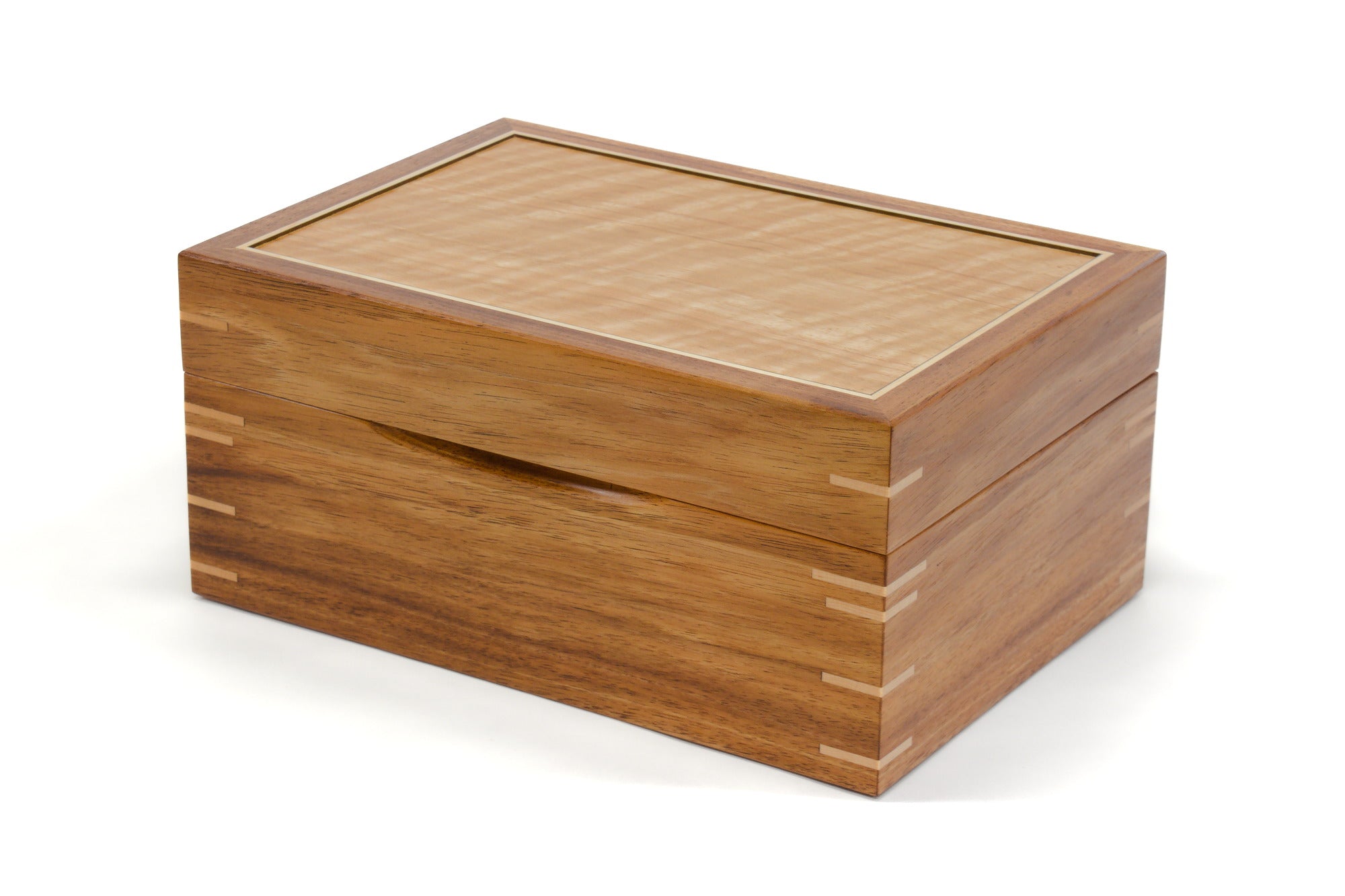 Wooden Jewellery Box Handcrafted from Rock Maple – Warawood Shed